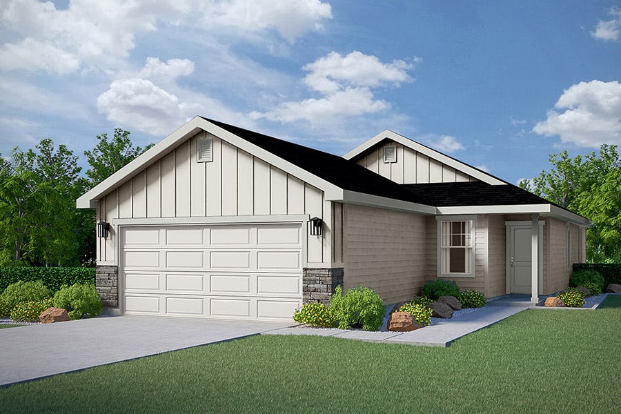 Ashton | 3-Bed, 2-Bath New Ranch Home Floor Plan