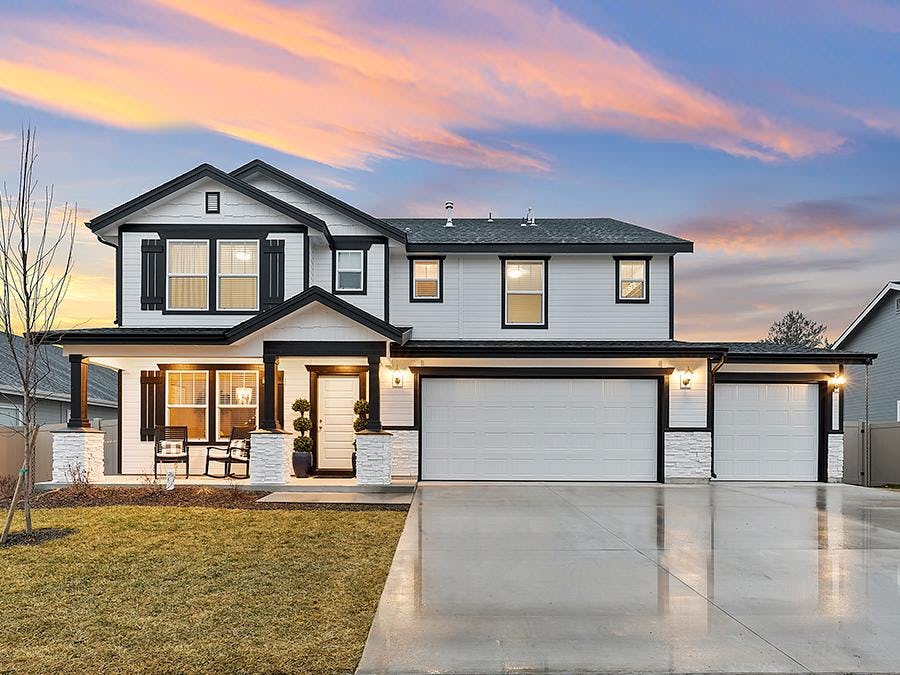 Spruce | 2-Story Floor Plan New Home in Idaho | Hubble Homes