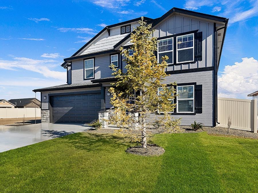 Spruce | 2-Story Floor Plan New Home in Idaho | Hubble Homes